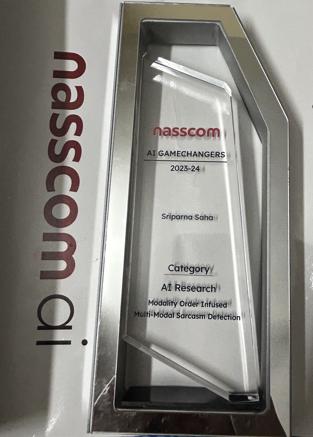 Sriparna Saha/Awards